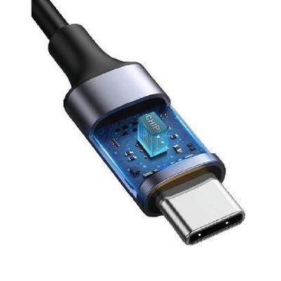 DAC C Type to Dual RCA Y Splitter Cable Built-in Powerful DAC Chip